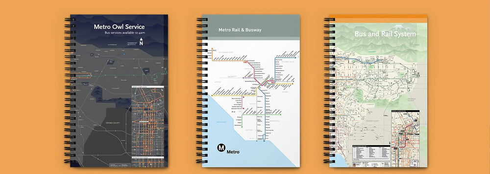Los Angeles Metro Shop | Transit Map Stationery