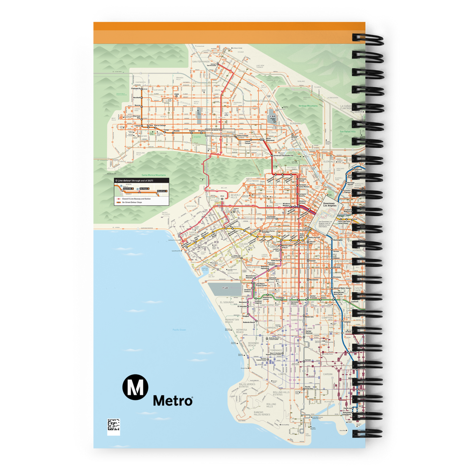 Los Angeles Transit System Map Products – Metro Shop