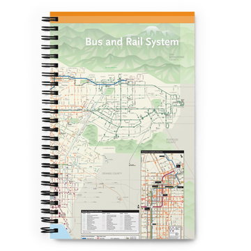 Los Angeles Transit System Map Products – Metro Shop