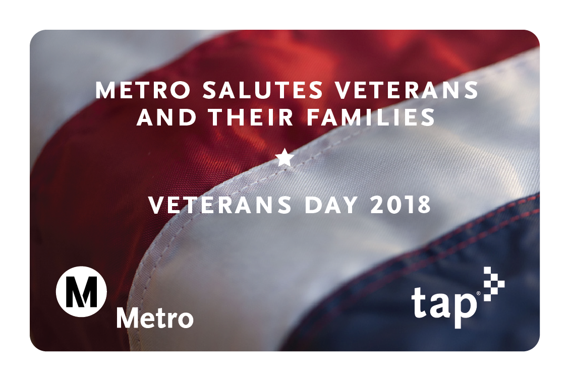 Veteran's Day 2018 Collector's TAP Card – Metro Shop