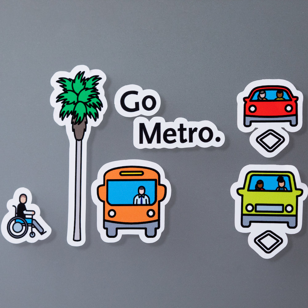 Metro Los Angeles Sticker Sheet – Metro Shop