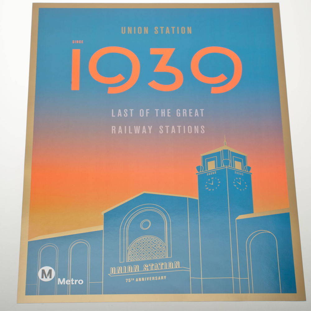 Collector's Edition Union Station 75th Anniversary Poster – Metro Shop
