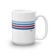 Retro Blue Line Mug – Metro Shop