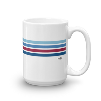 Retro Blue Line Mug – Metro Shop