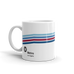 Retro Blue Line Mug – Metro Shop