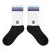 Retro Blue Line Crew Socks – Metro Shop