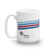 Retro Blue Line Mug – Metro Shop